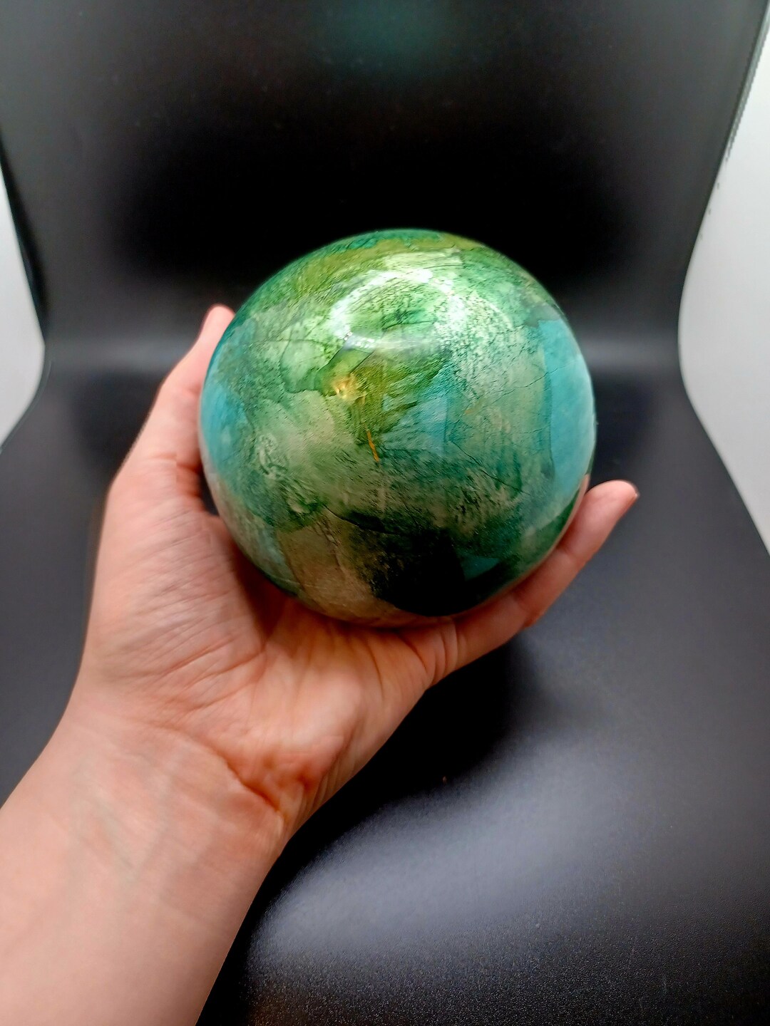 Vintage Clay Orb / Staff Topper / Clay Staff Topper / Wizard / Magic ...