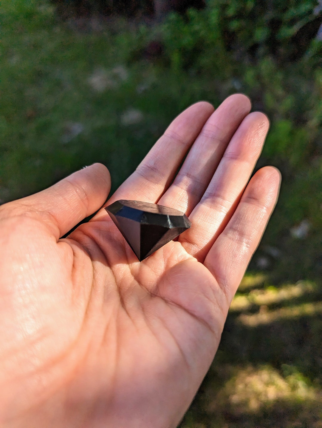 Black Prop Gem PLA Prop Gem 1 Inch Prop Gem Tiny Plastic Gem Cosplay ...