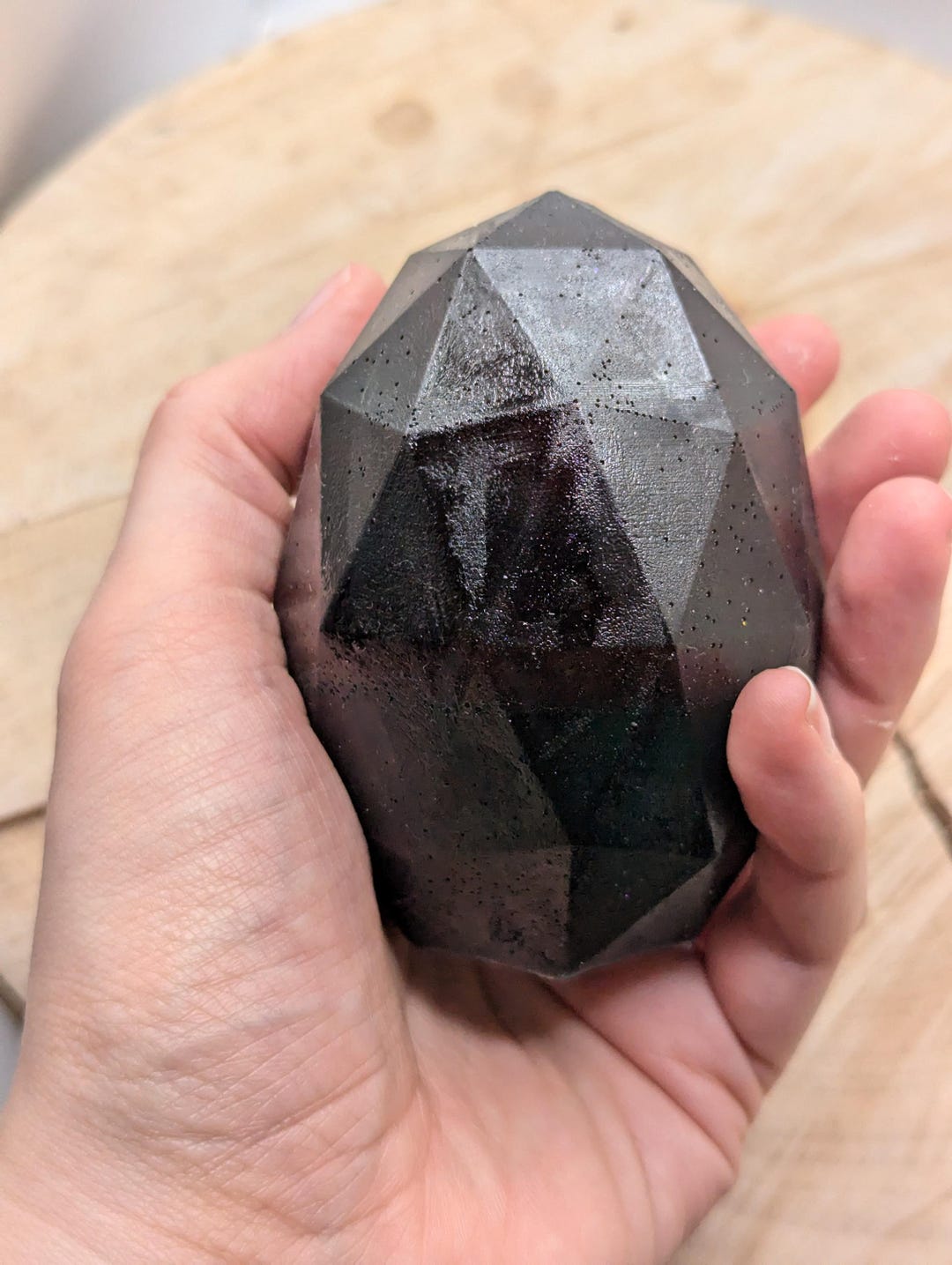 Magic Black Resin Rock B Grade Heavy Imperfect Rough Stone for Wizards ...