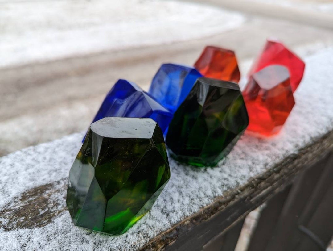 Custom Resin Crystal Paperweight / Wizard / Video Games / Game Master ...