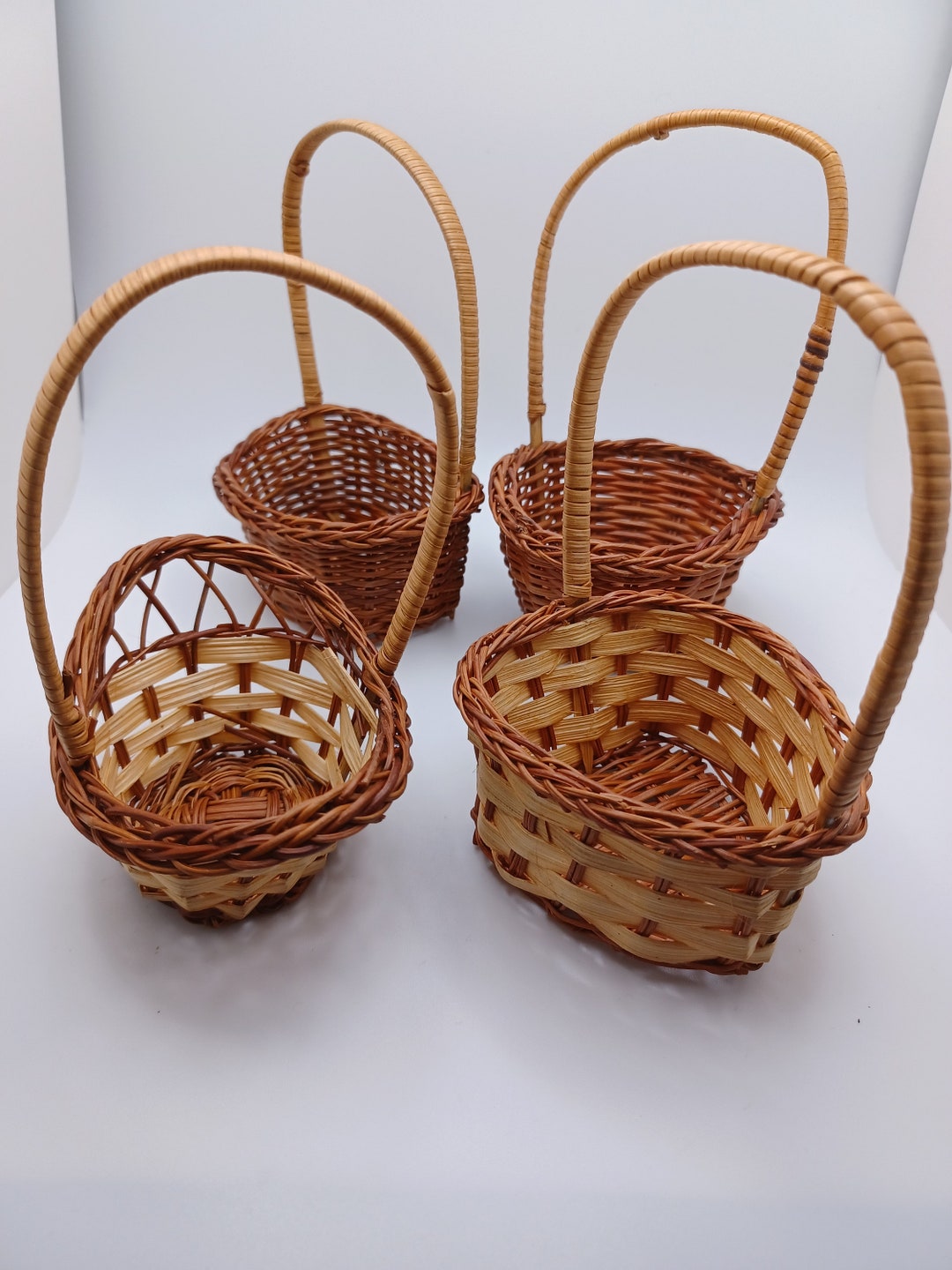 Four Little Baskets - Etsy