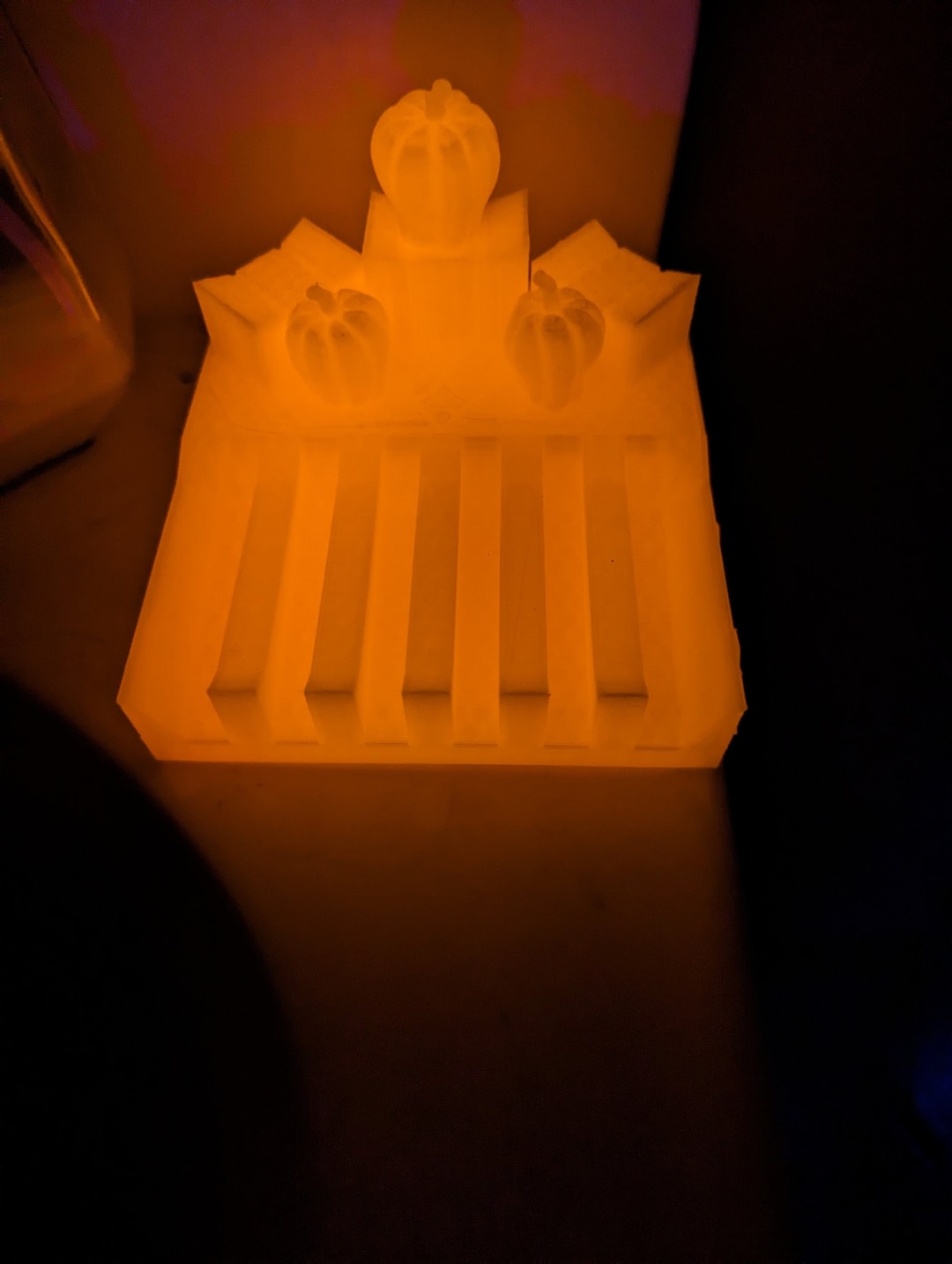 UV Reactive Fall Soap Saver Soap Dish Glow in the Dark Pumpkin Soap ...