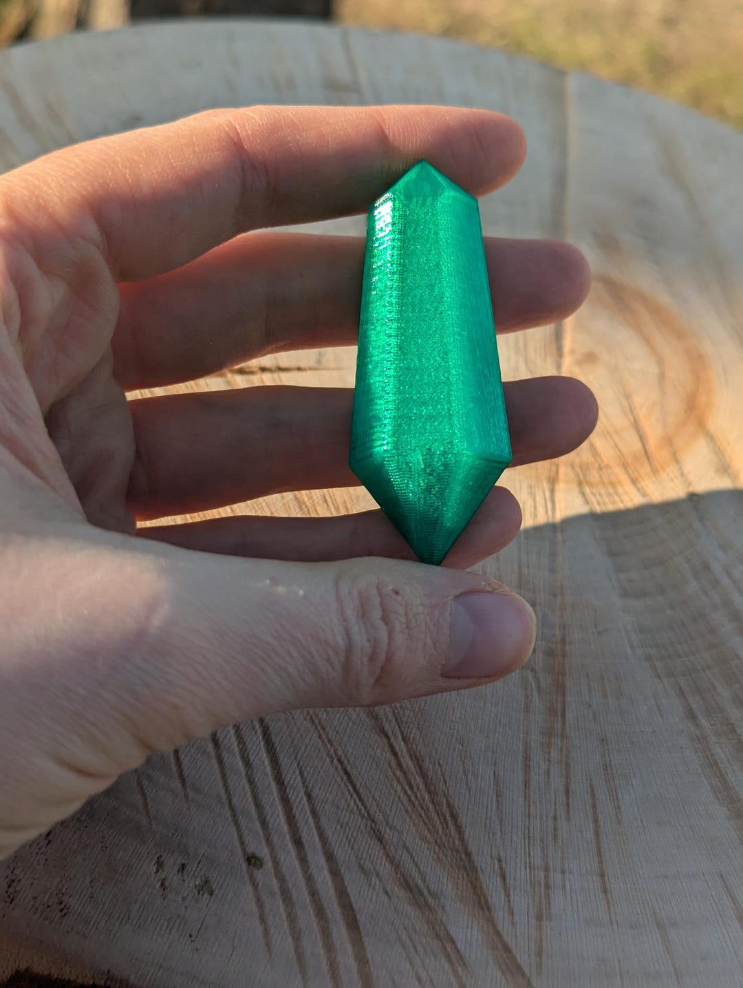 PETG Double Terminated Gem 3d Printed Originally Designed Craft Gem ...
