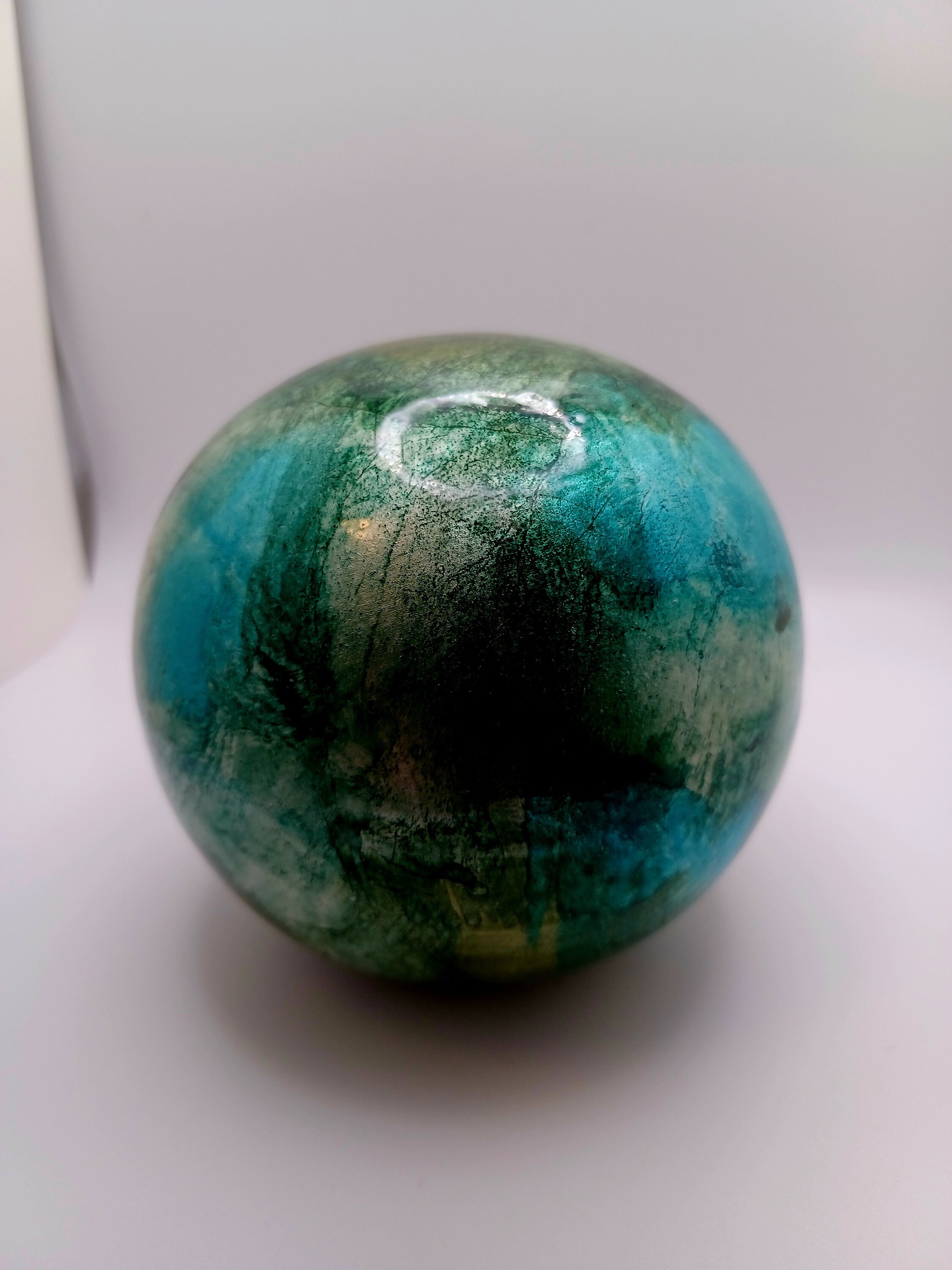 Vintage Clay Orb / Staff Topper / Clay Staff Topper / Wizard / - Etsy