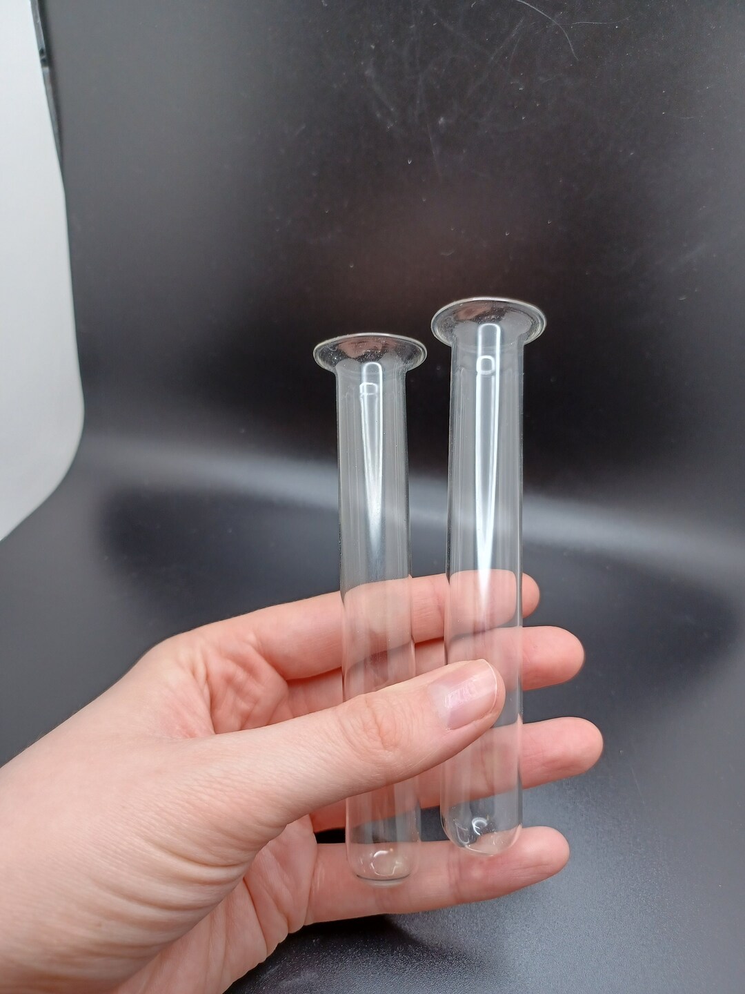 Set of (2) Vintage Glass Vials / Science / Cosplay / Chemistry / Glass ...