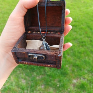 Dragon Claw Necklace and Gift Box / Treasure Chest / Dragon Gifts ...