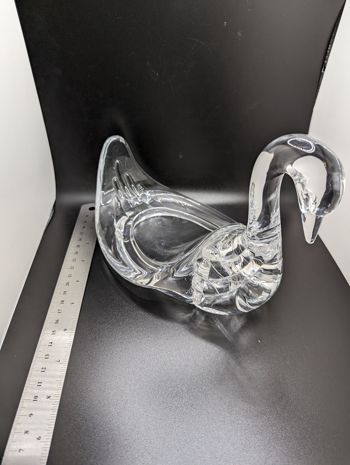 Clear Swan Holder Swan Decor Gifts for Swan Lovers Birds Plastic Bird ...