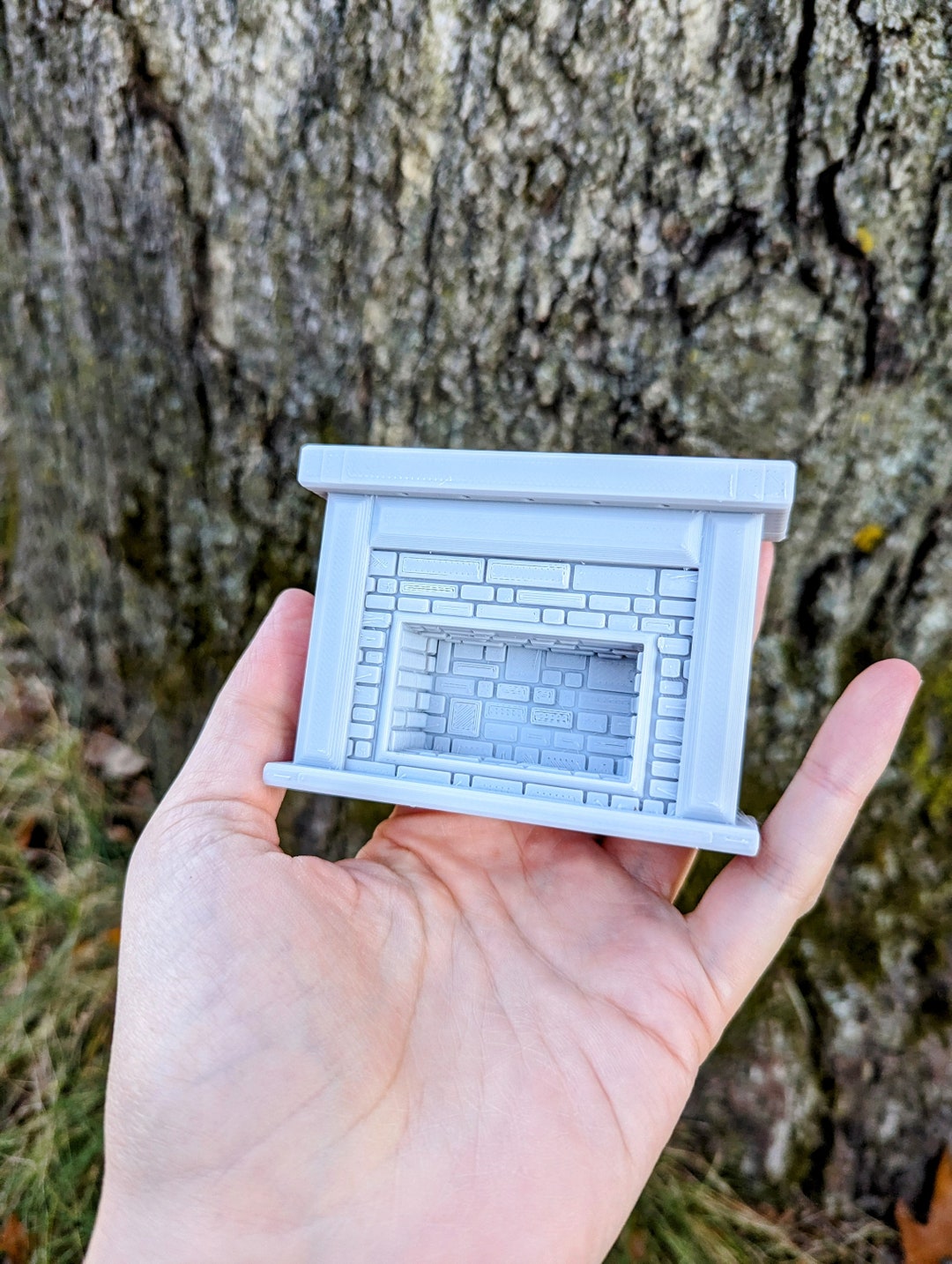 Dollhouse Fireplace Hearth Dollhouse Furniture Dolls Dollhouse ...