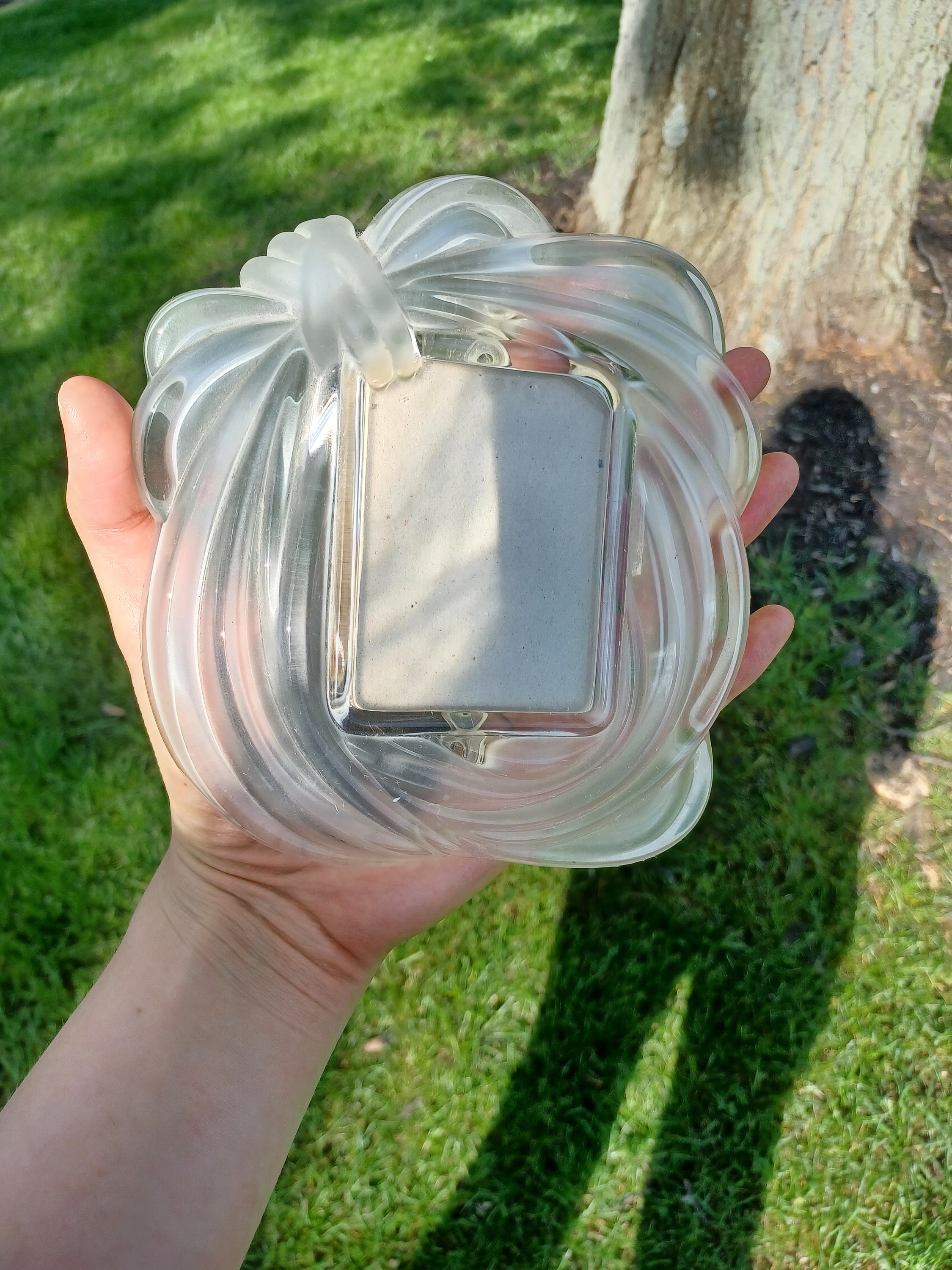 Frosted Glass Photo Frame / Photo Frames / Vintage Frames / - Etsy