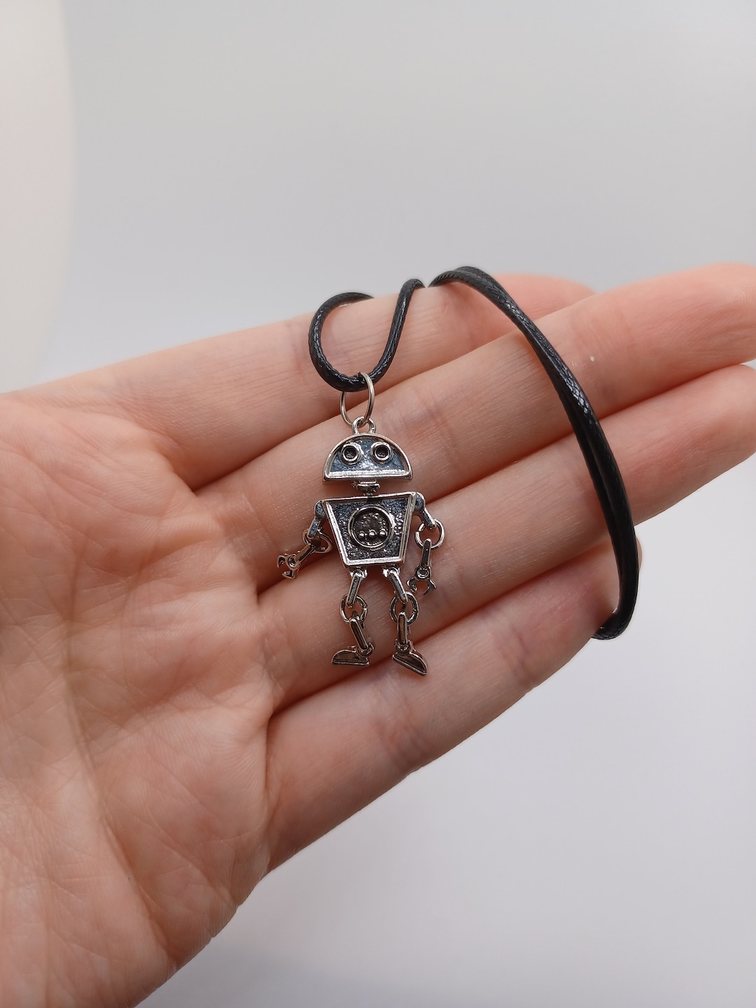 Robot Charm Necklace / Robots / Gifts for Him / Robotics Gifts ...
