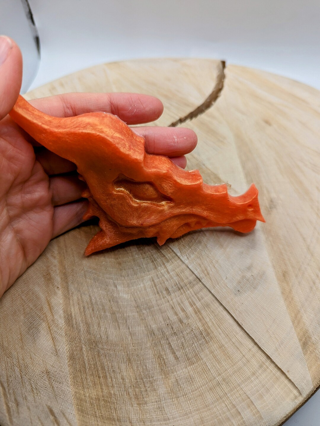 Orange Gold Flat Back Dragon Head B Grade Discount - Etsy