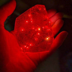 Shining Trapezohedron LED Crystal Lovecraftian Gifts Lovecraft Crystal ...