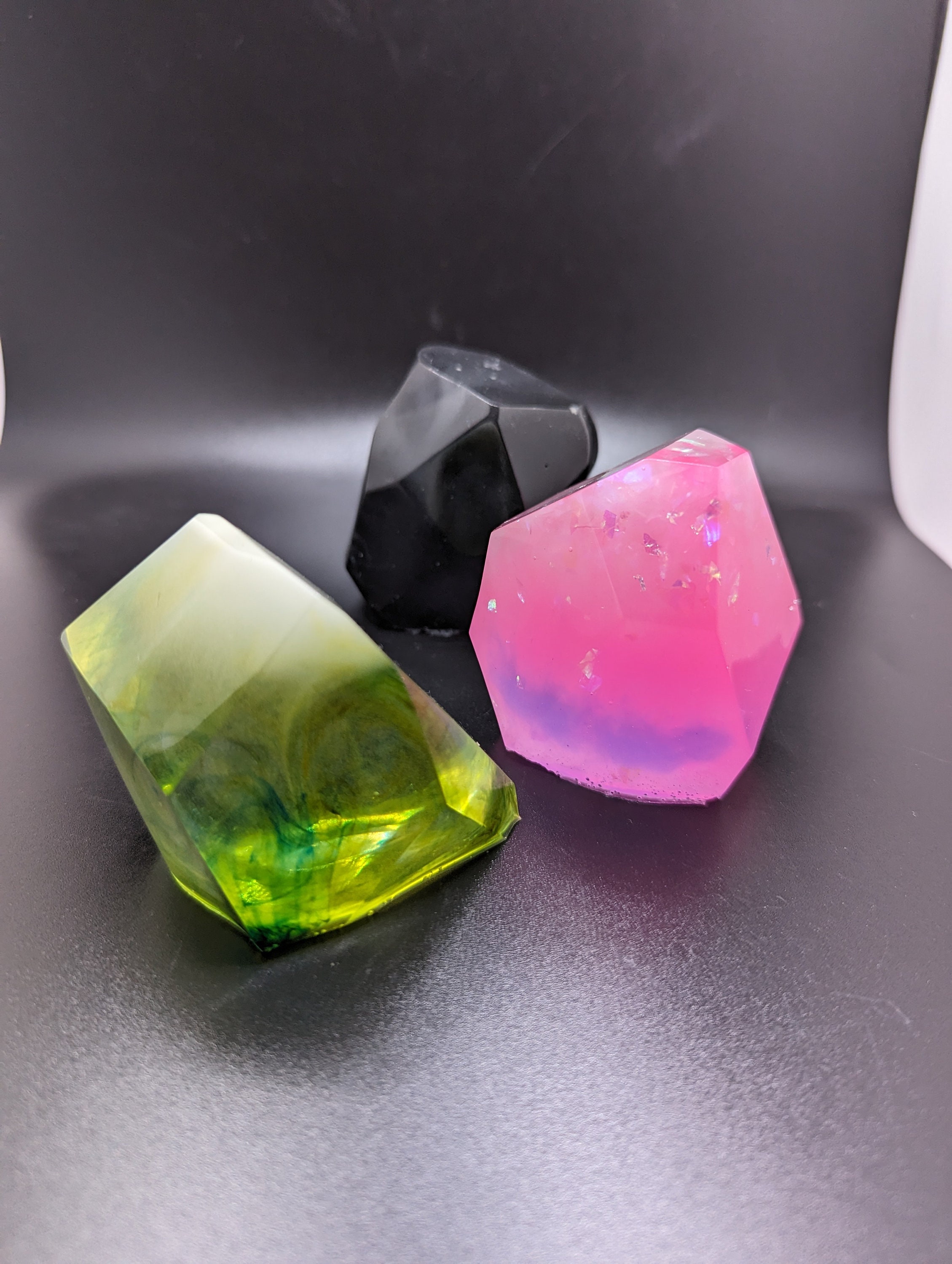 Custom Glow Crystal Resin Glow Crystal Wizard Staff Topper UV Reactive ...