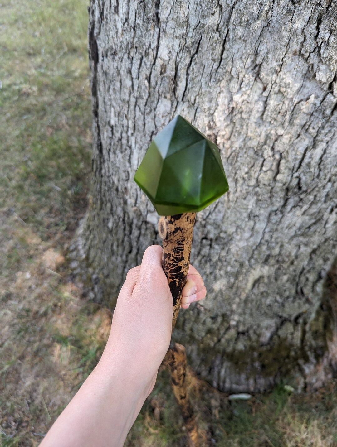 RESERVED Green Mage Staff Wizard Staff - Etsy