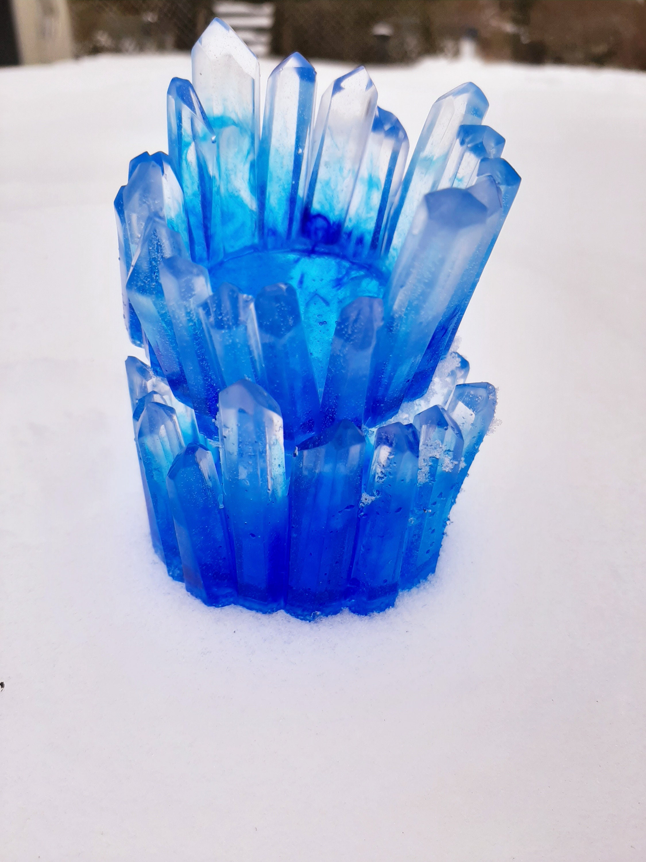 Ice Princess Crystal Candle Holders / Tea Candle Holder / Tea | Etsy