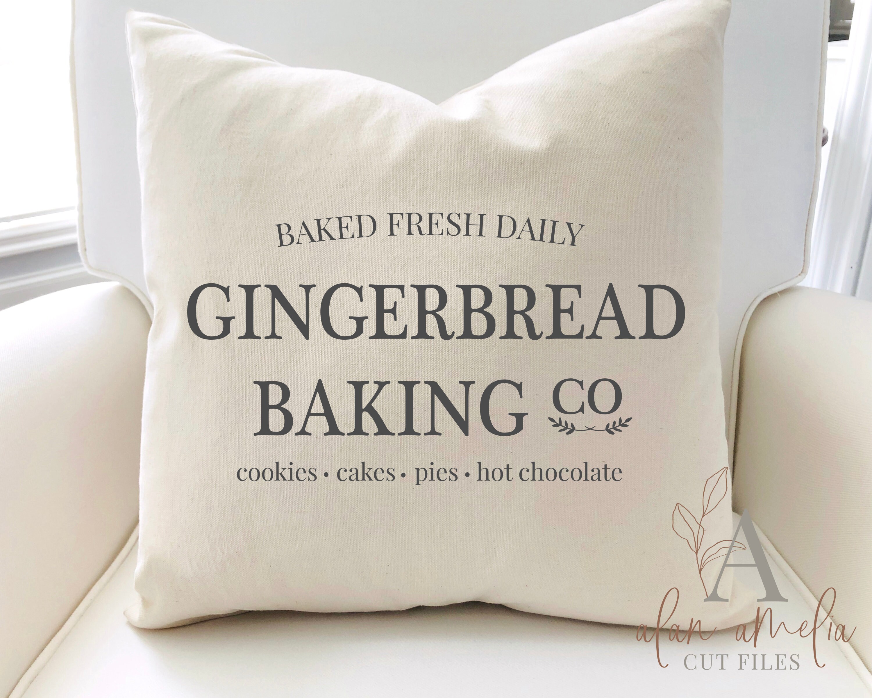 Gingerbread Baking Co Svg Christmas Svg Holiday Cut File | Etsy