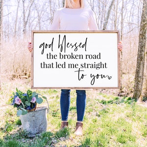 God Blessed the Broken Road SVG Rascal Flatts Lyrics Svg Romantic Sign ...