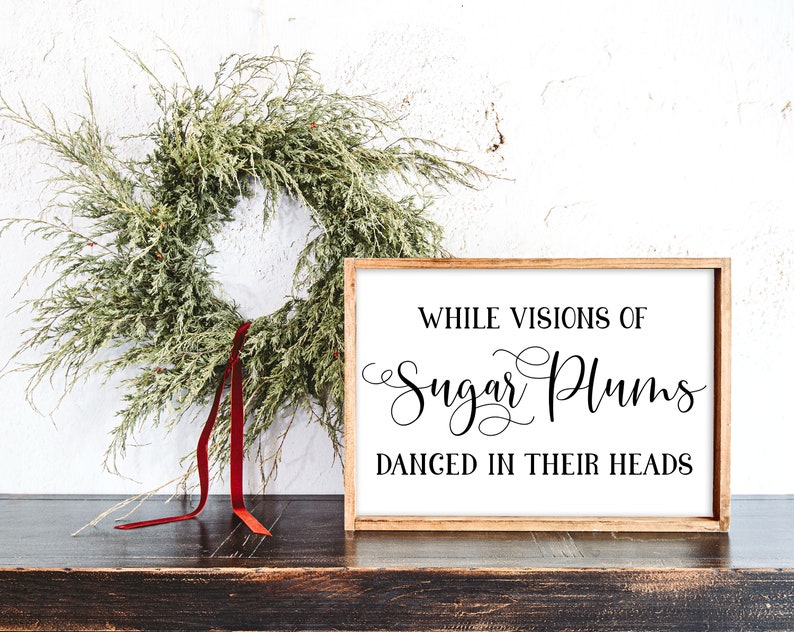 Sugar Plums Christmas Sign SVG: Holiday Design (instant Download) - Etsy