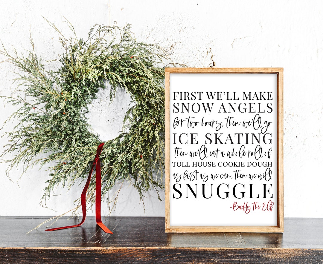 Buddy the Elf Quote SVG | Elf Movie Quote Svg | Christmas Bucket List ...