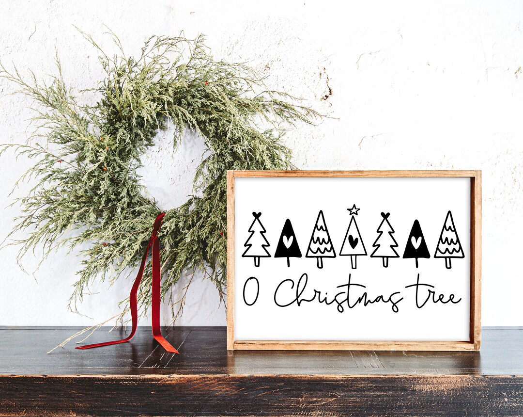 O Christmas Tree SVG: Holiday Song Cut File (digital Download) - Etsy