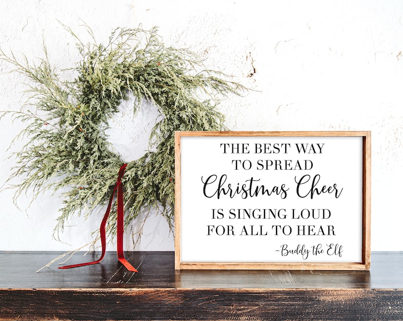 Elf Movie Quote Svg the Best Way to Spread Christmas Cheer - Etsy