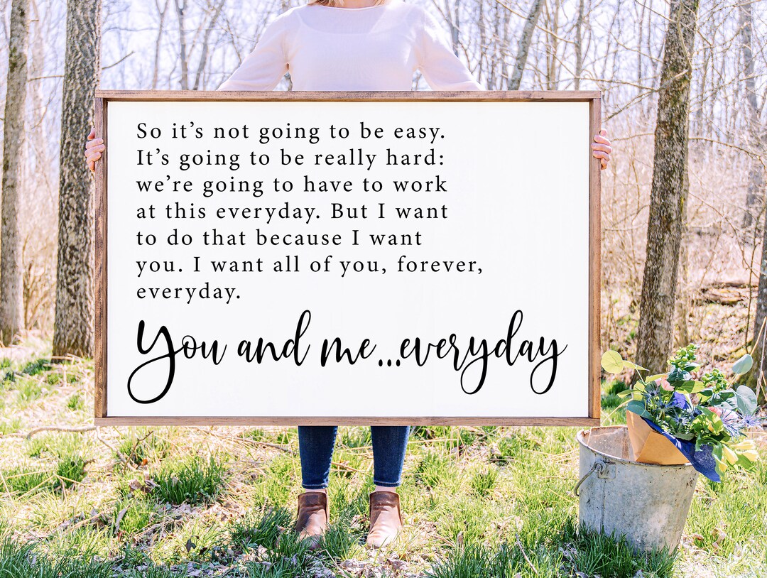 Movie Quote SVG: You and Me Everyday, Romantic Sign (digital Cut File ...