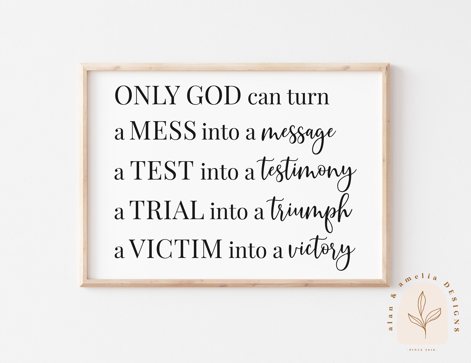 Only God Can Turn A Mess Into A Message SVG Religious Quote - Etsy