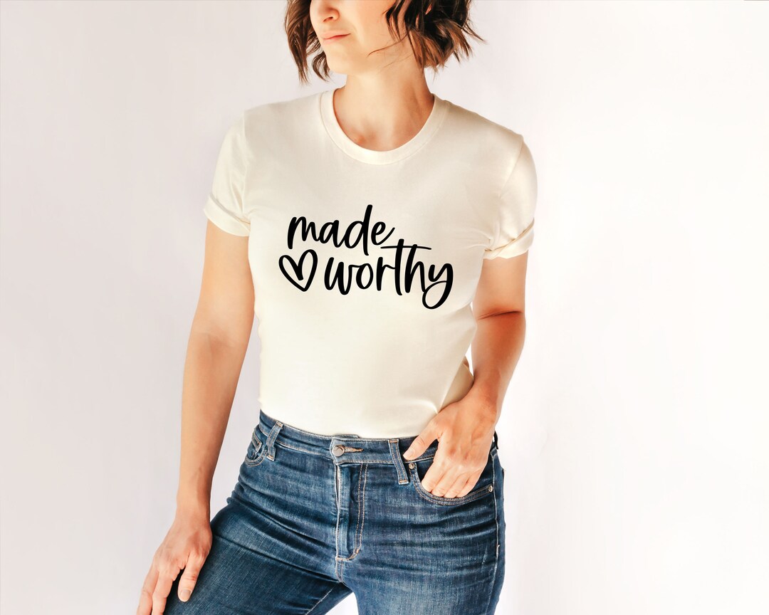 Made Worthy SVG | Christian Quote Svg | Biblical Saying Svg | Women's ...