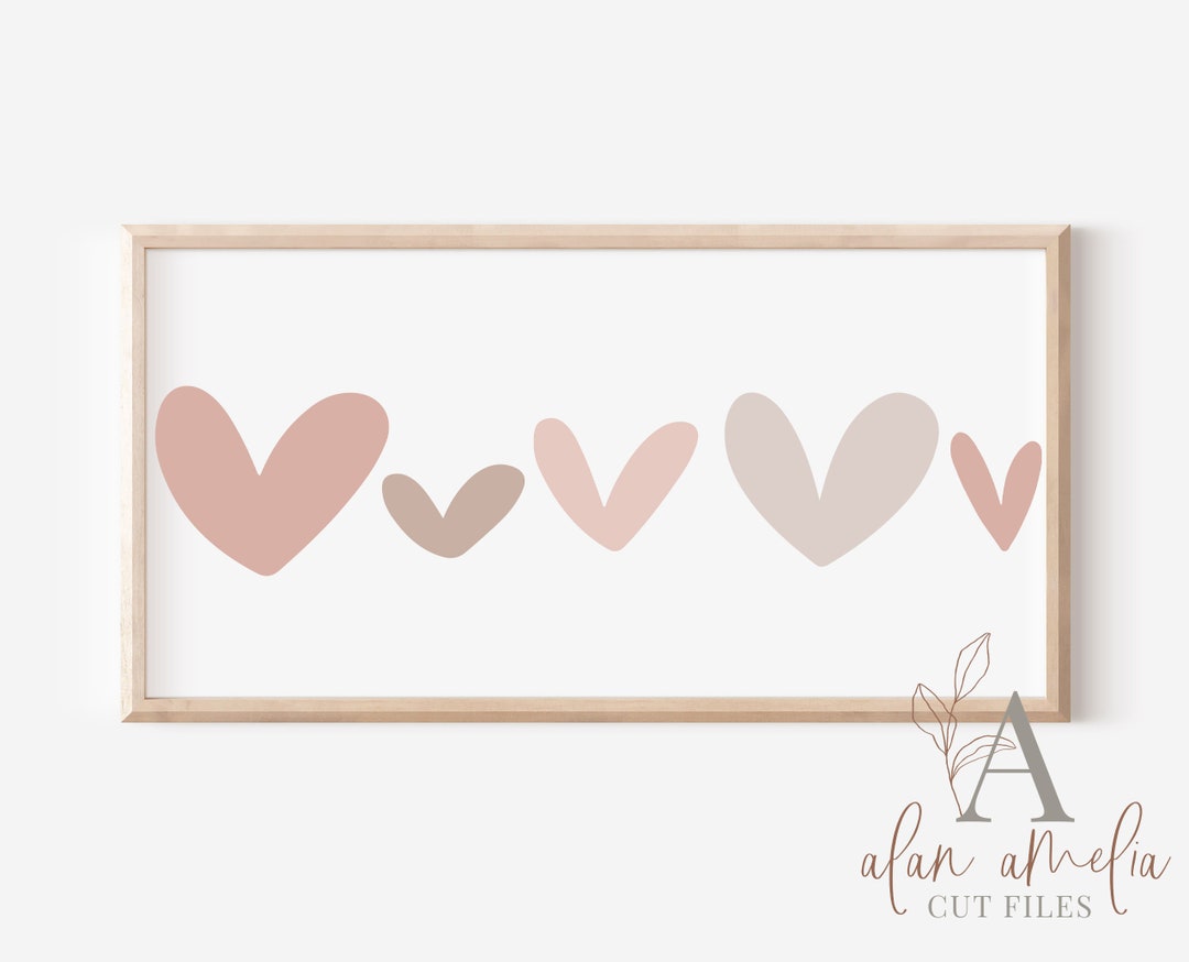 Boho Heart Pattern SVG | SVG Files for Valentine's Day | Valentine Sign ...