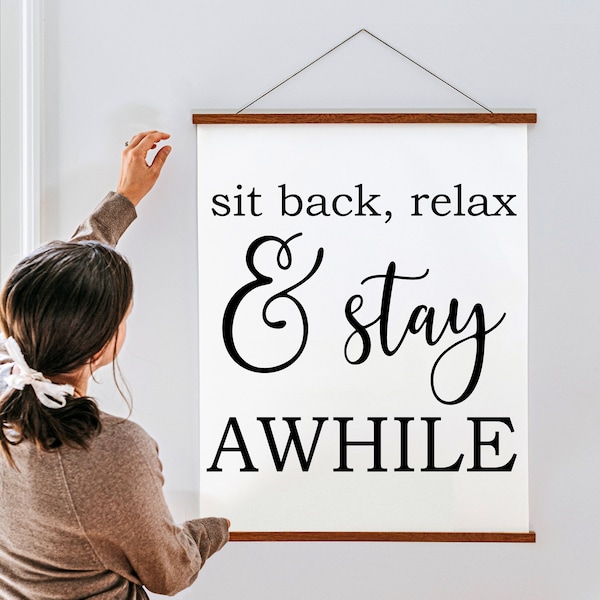 Relax Sign - Etsy