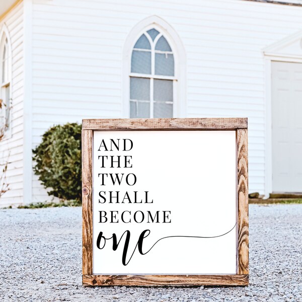 Two Become One - Etsy
