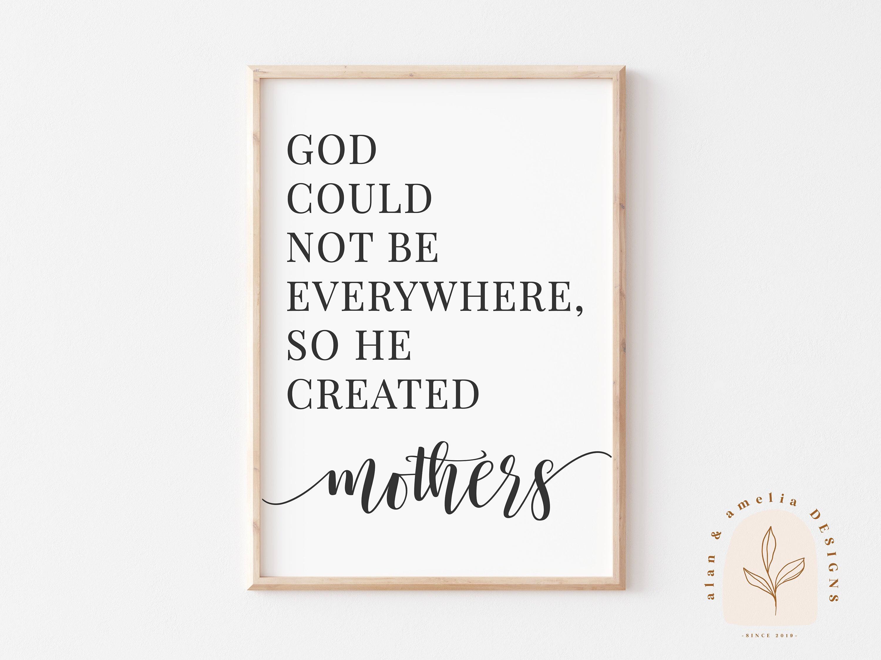 God Created Mothers SVG Christian Mother's Day Cut File - Etsy