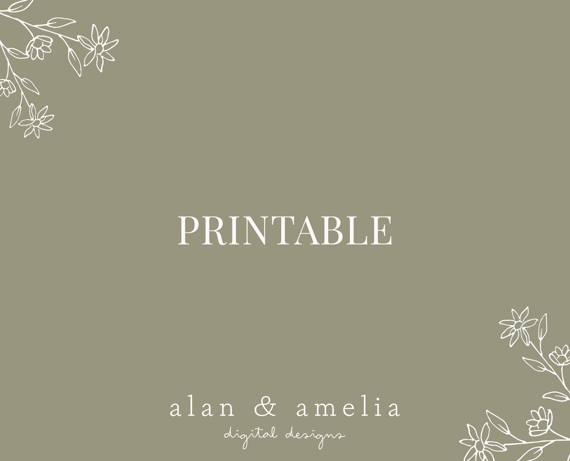 Turn Any SVG Into A Printable File Custom Size Printable - Etsy