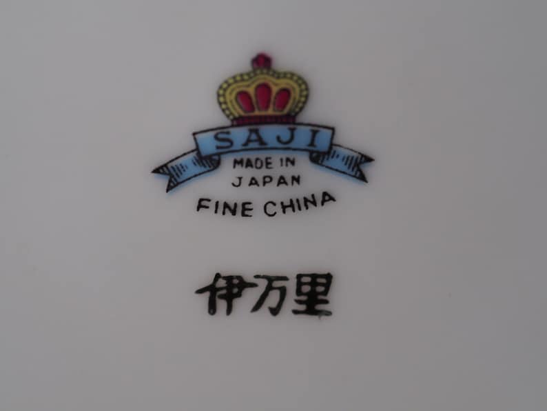 Saji Imari Hand-decorated Plate - Etsy