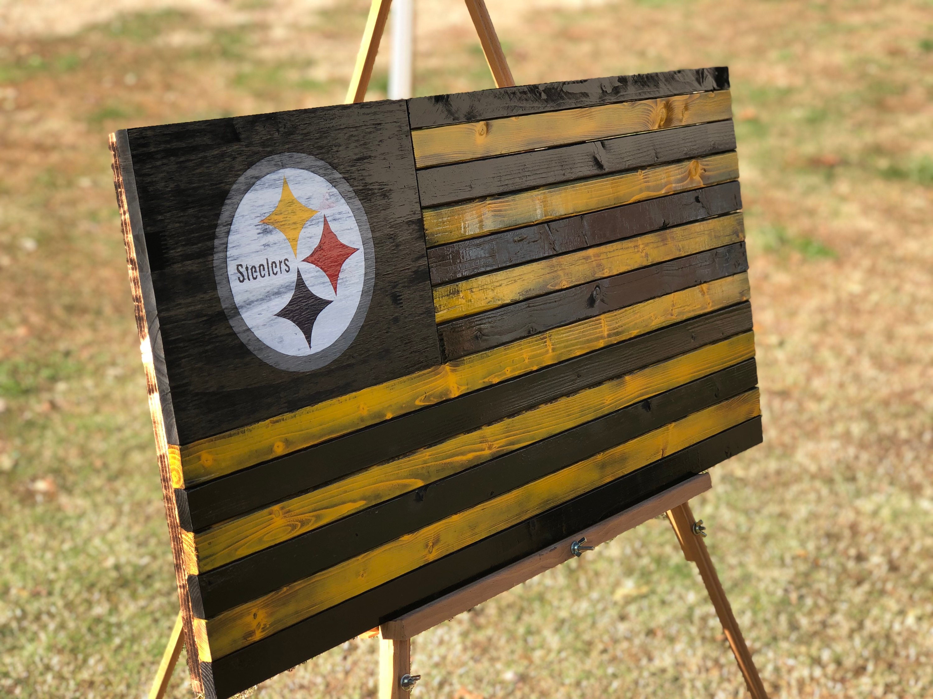 Rustic Handmade Team Flags - Etsy