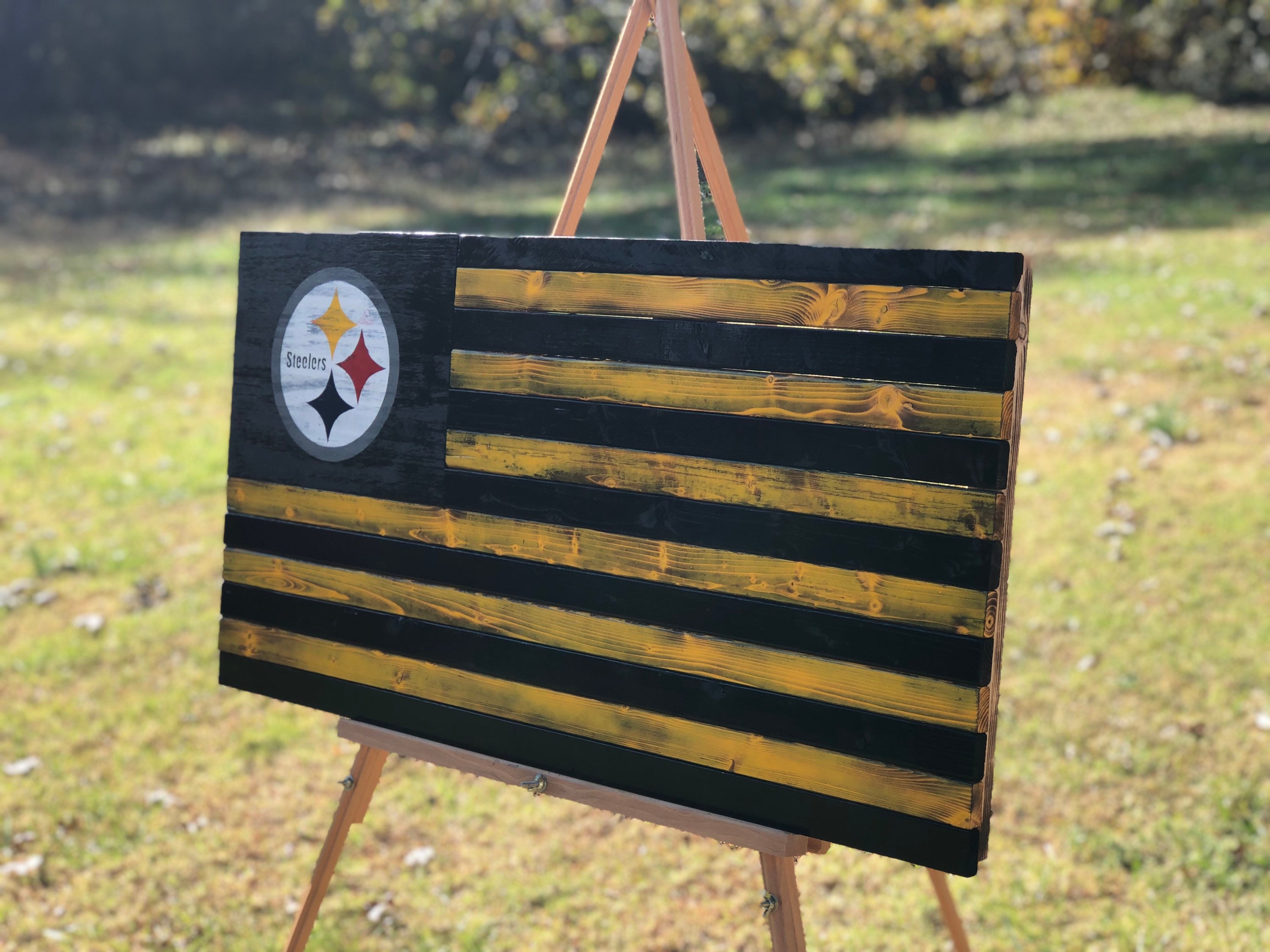 Rustic Handmade Team Flags - Etsy