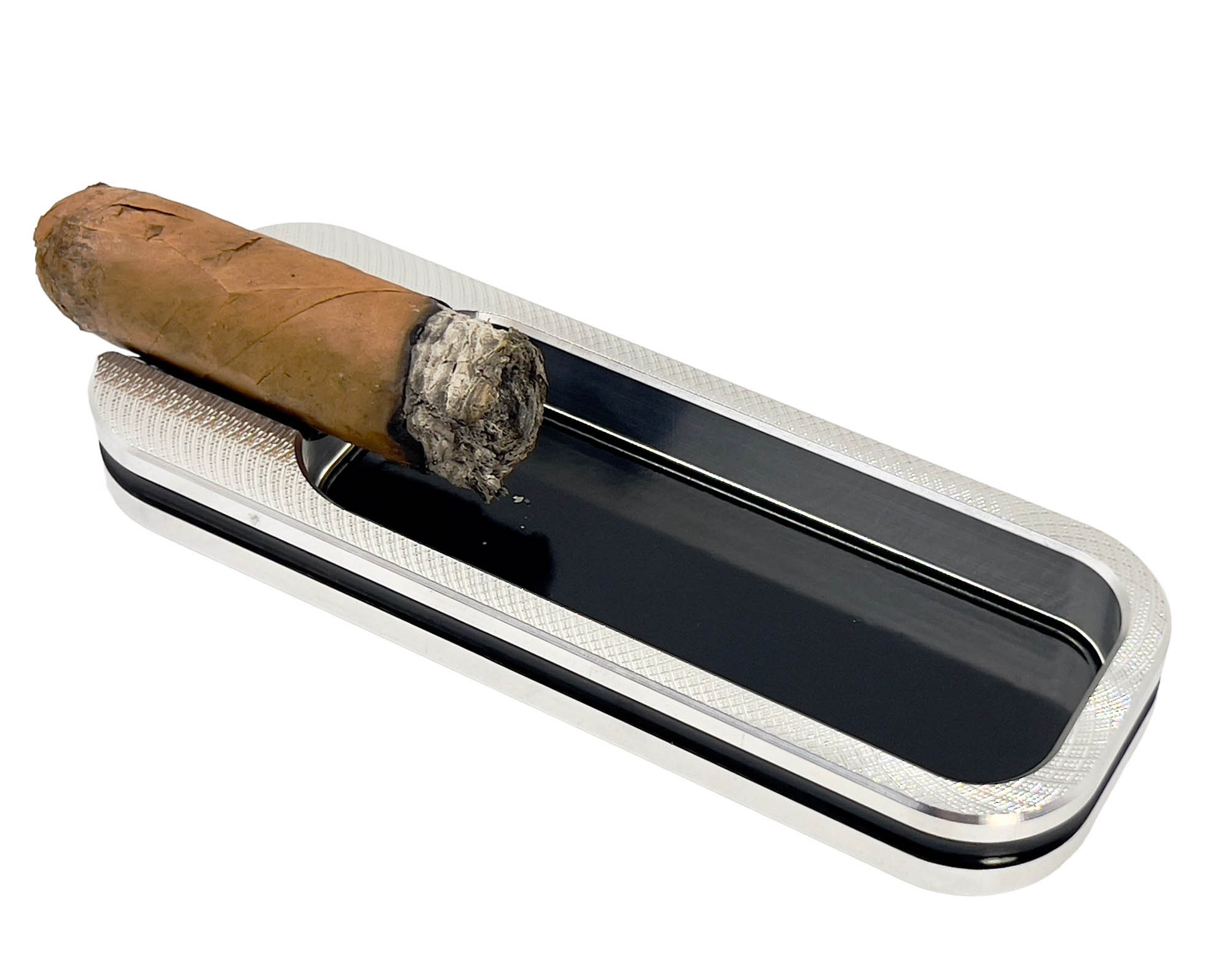 Small Black Pocket Cigar Ashtray, Stogie Ashtray, Cigarette Ashtray ...