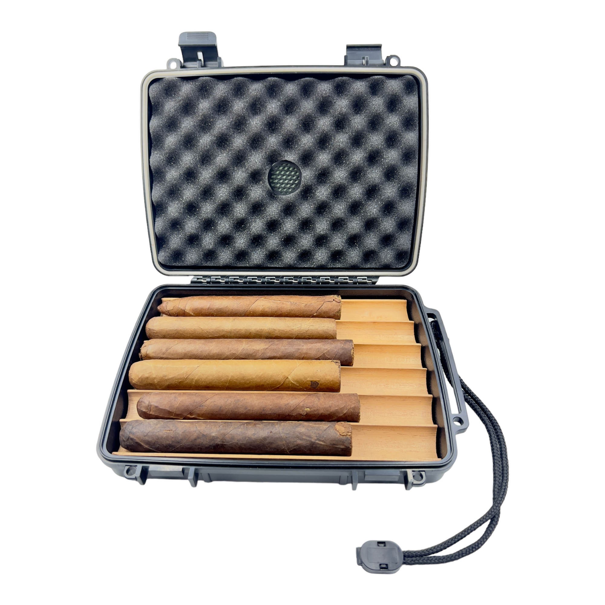 Stikbox Travel Cigar Humidor With Spanish Cedar Bottom, Cigar Case ...