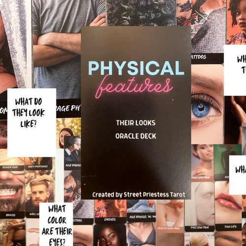 Physical Features Characteristics Oracle Cards Deck 78 Tarot - Etsy