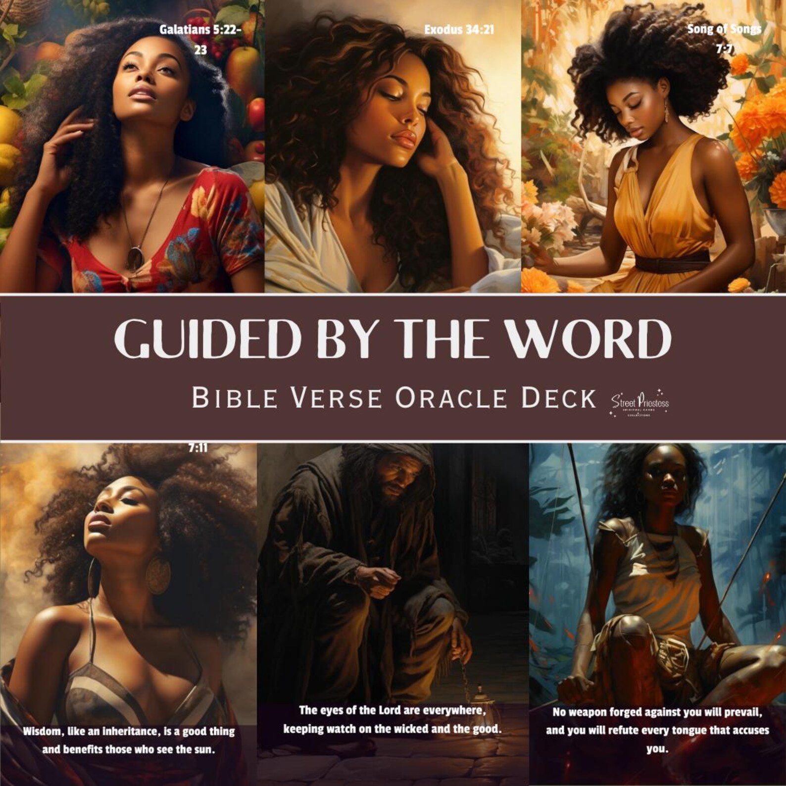 Guided by the Word Scripture Oracle Card Deck | 55 African American ...