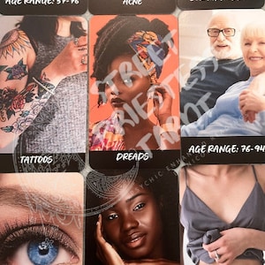 Physical Features Characteristics Oracle Cards Deck | 78 Tarot Size ...