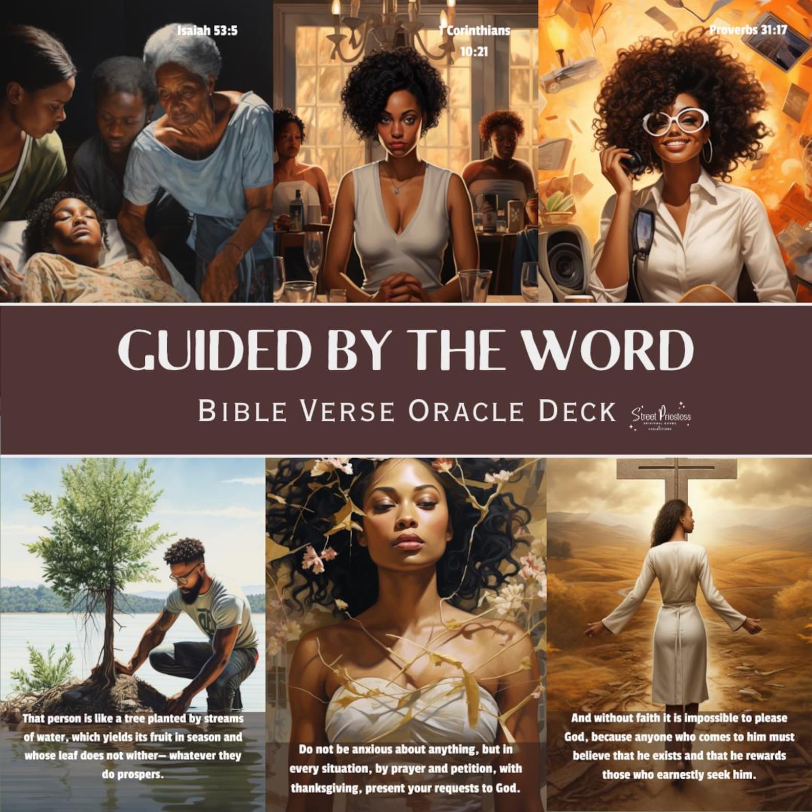 Guided by the Word Scripture Oracle Card Deck | 55 African American ...