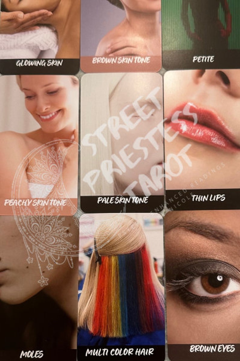 Physical Features Characteristics Oracle Cards Deck 78 Tarot - Etsy