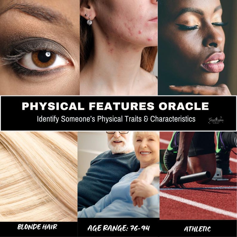 Physical Features Characteristics Oracle Cards Deck | 78 Tarot Size ...