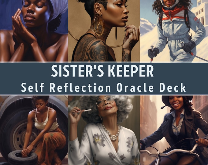 African Tarot Deck & Guide Booklet - Etsy