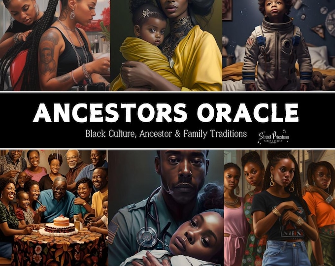 Wise Tales Oracle Deck | 77 Tarot-sized Cards | African American Black ...