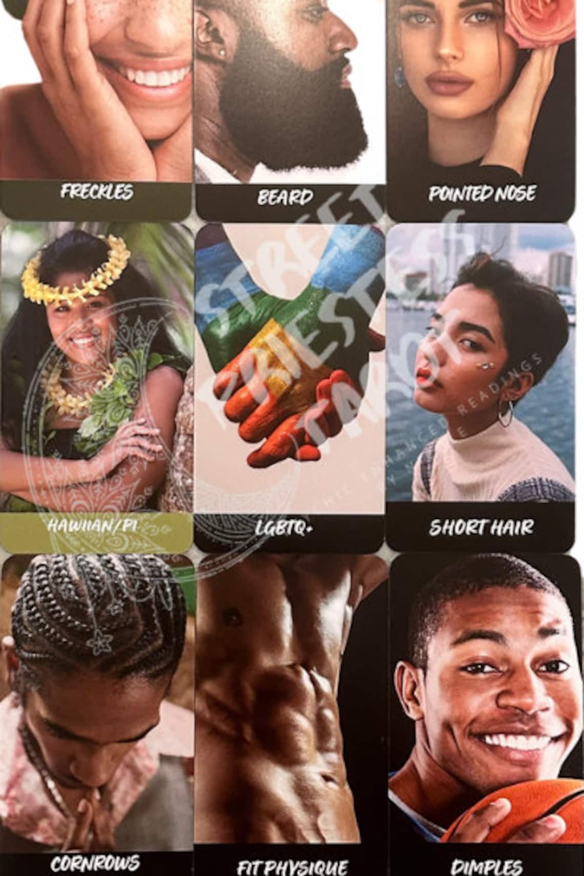 Physical Features Characteristics Oracle Cards Deck | 78 Tarot Size ...