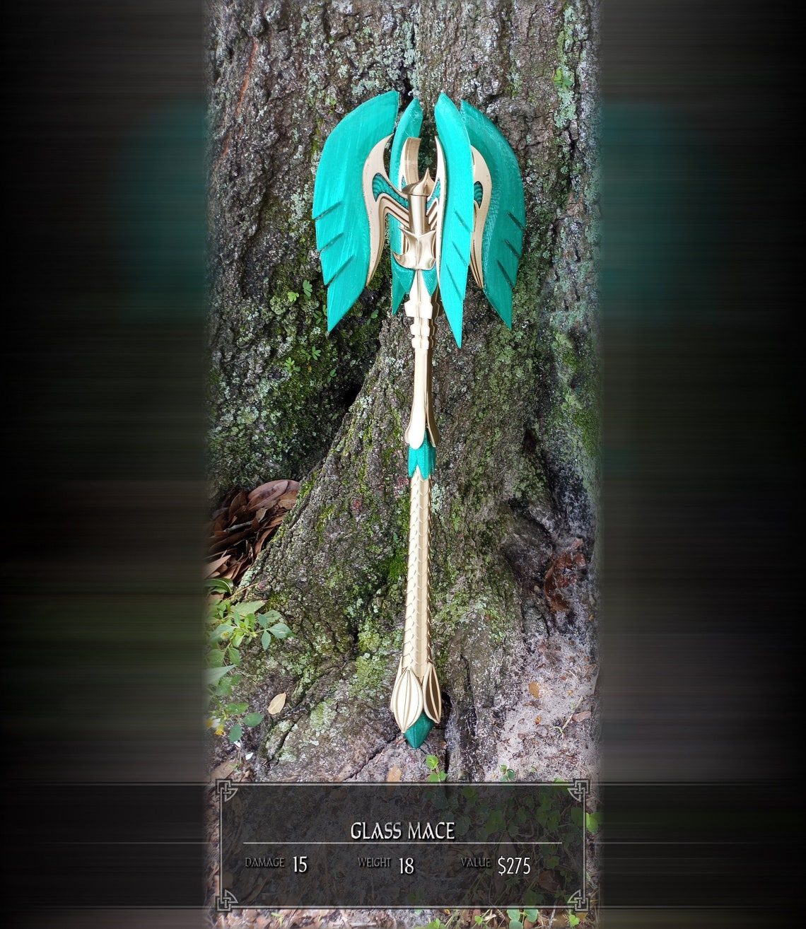 Skyrim's Glass Mace 24 Long Full Size 3D Printed - Etsy