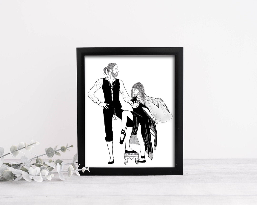 Fleetwood Mac Rumours Line Drawing - Etsy.de