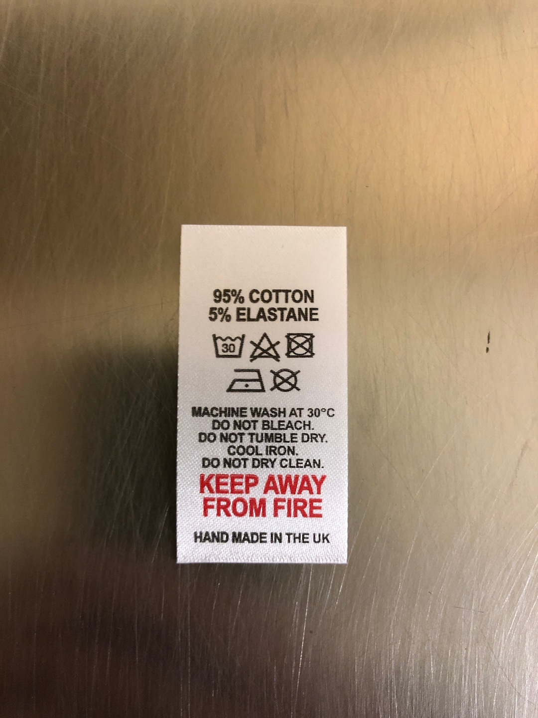 Wash Care Labels Clothing Labels - Etsy